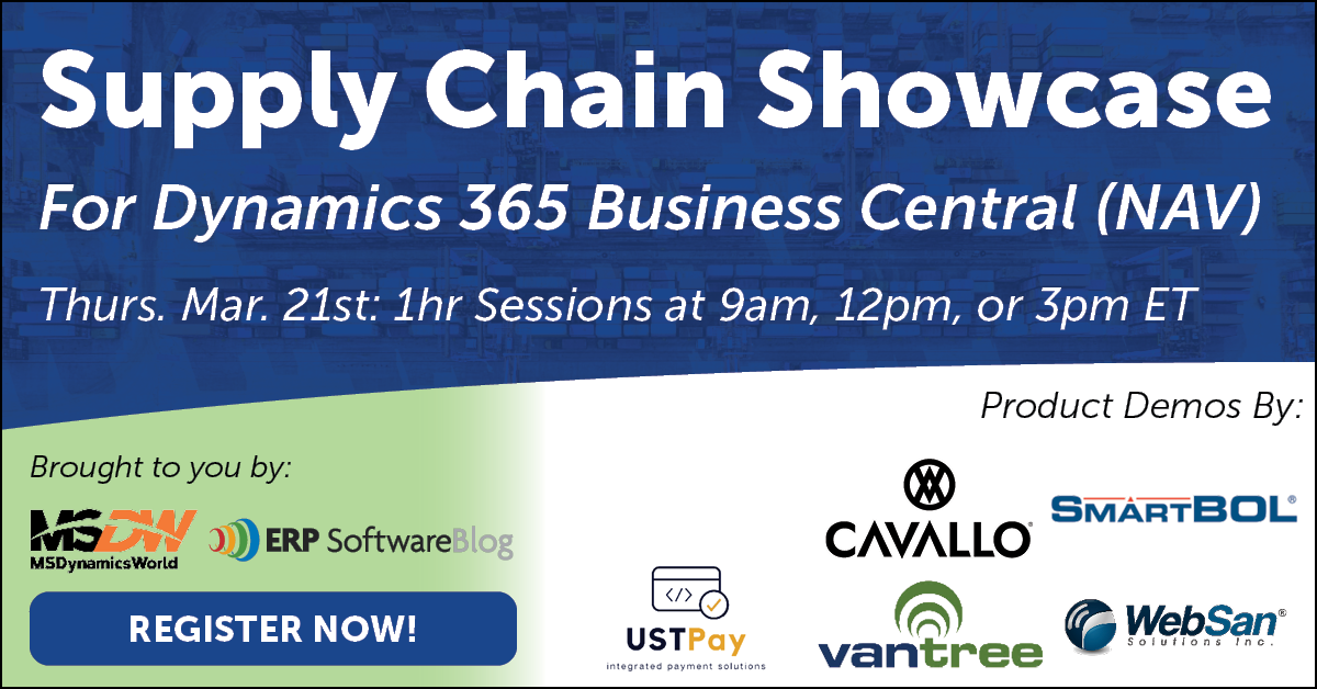 15 Key Takeaways Microsoft Dynamics 365 Business Central & NAV Users Can Expect from the Supply ...